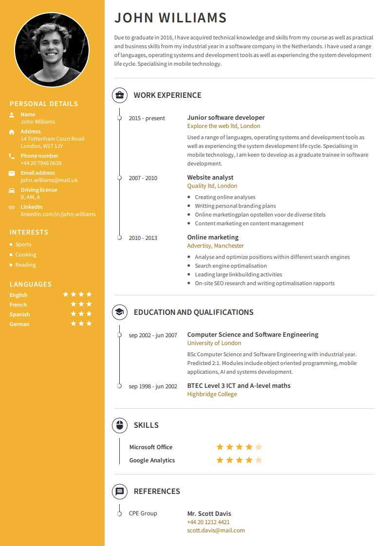 Създайте своето CV онлайн с помощта на инструмента CVMaker